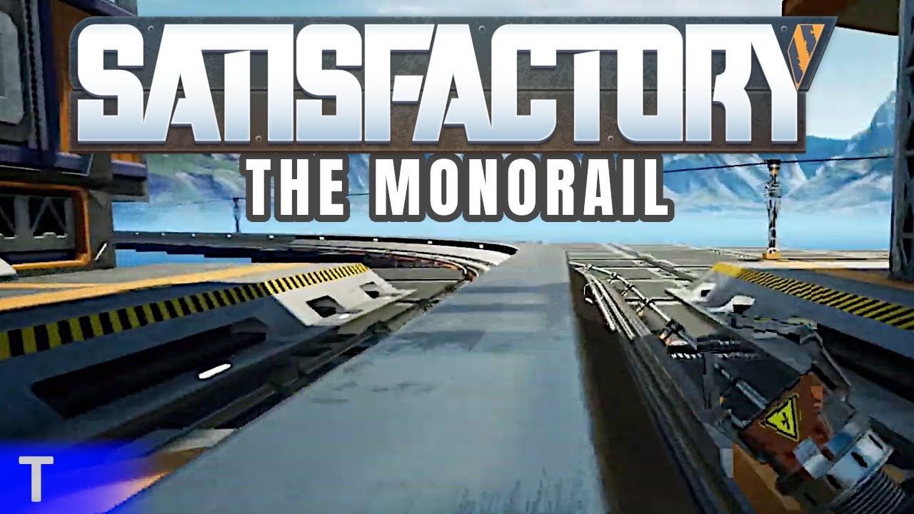 Satisfactory Gameplay #26 [Tony] : THE MONORAIL | 2 Player Co-op - YouTube