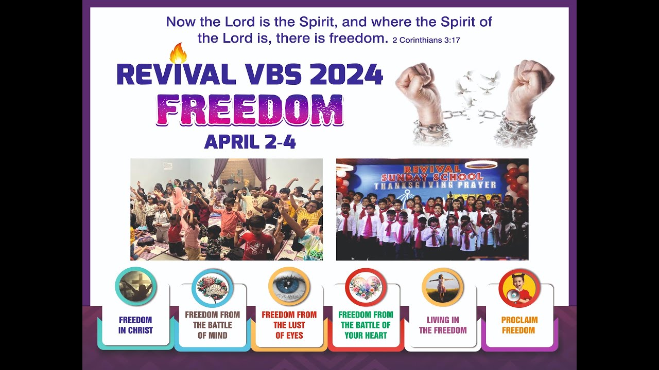 REVIVAL VBS 2024 |SENIOR | THEME:FREEDOM| DAY 1 - YouTube