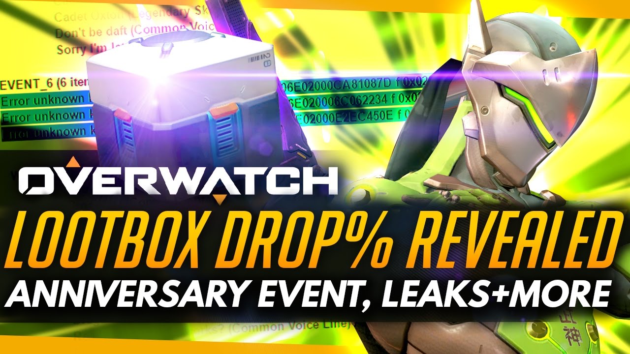 Overwatch | Lootbox Drop Rates Revealed! - Anniversary Event, Leaks ...