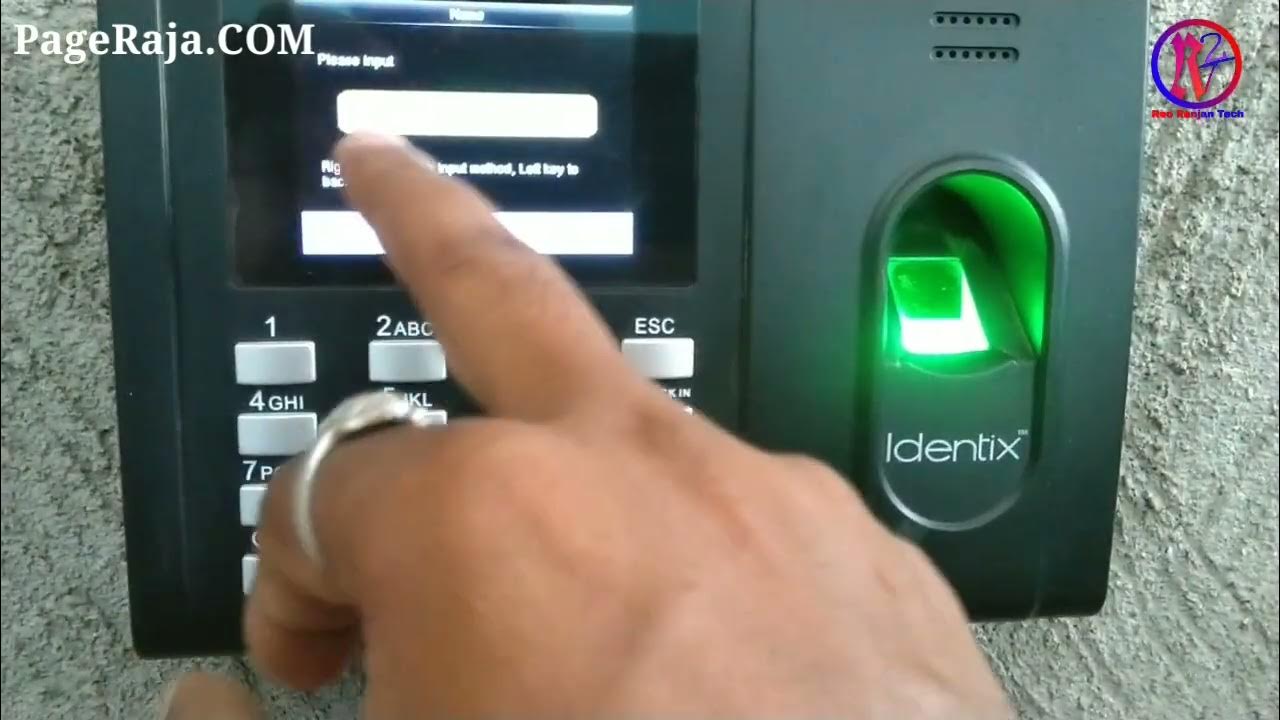 How to Add User in Attendance Device 2024 - Biometric Machine me User ...