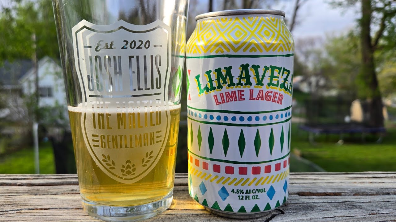 Limaveza Lime Lager Review// The Malted Gentleman - YouTube