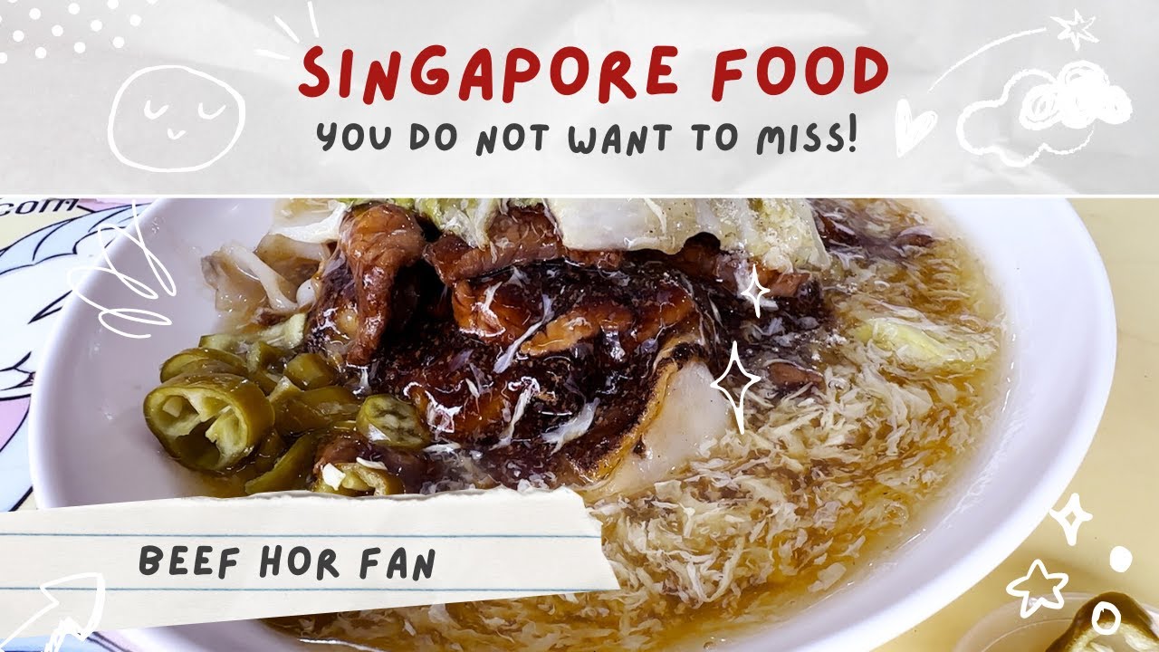 One of Ghim Moh's Best Wok Hei Dishes: Beef Hor Fan - YouTube