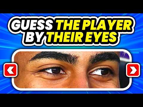 GUESS THE FOOTBALL PLAYER BY THEIR EYES | FOOTBALL QUIZ TRIVIA 2025