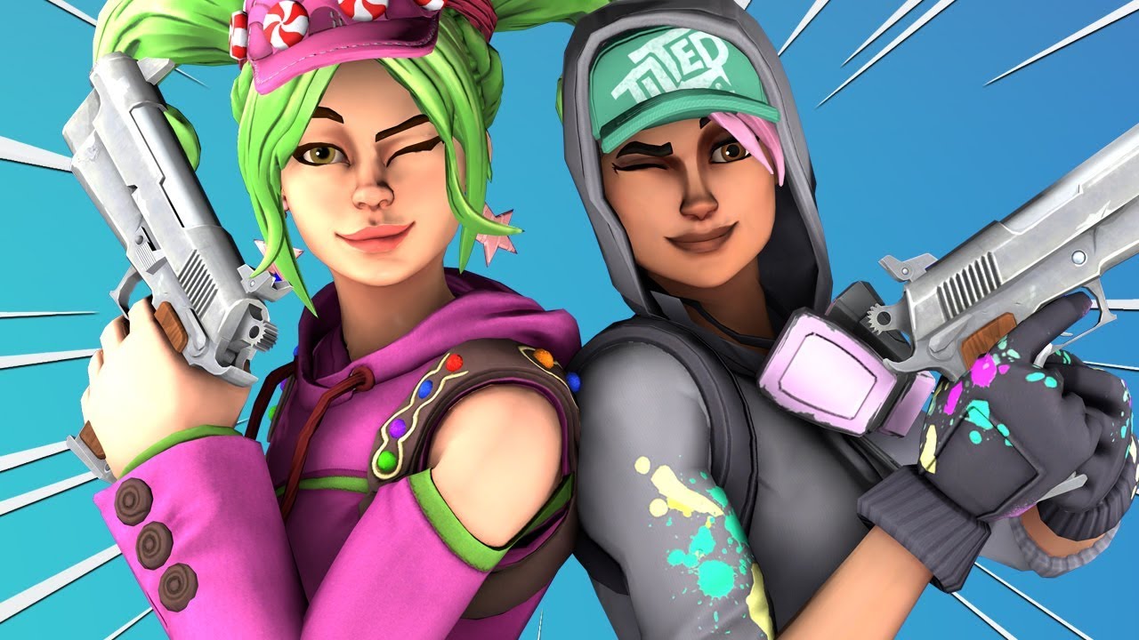 2 Girls 1 Fortnite - YouTube