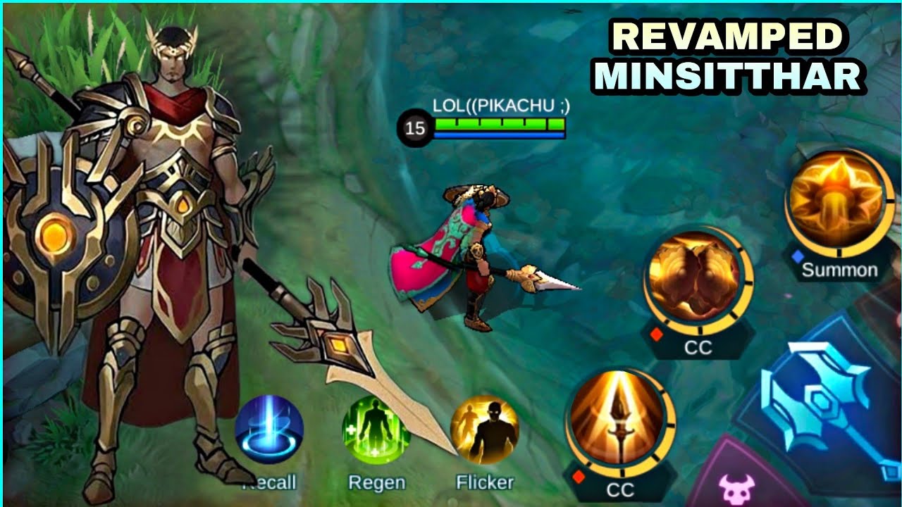 REVAMPED MINSITTHAR DETAILS SKILLS AND LOOKS | MLBB - YouTube