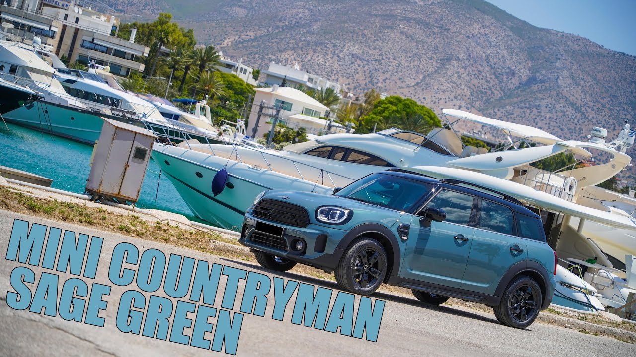 Mini Countryman 2021 Sage green - YouTube