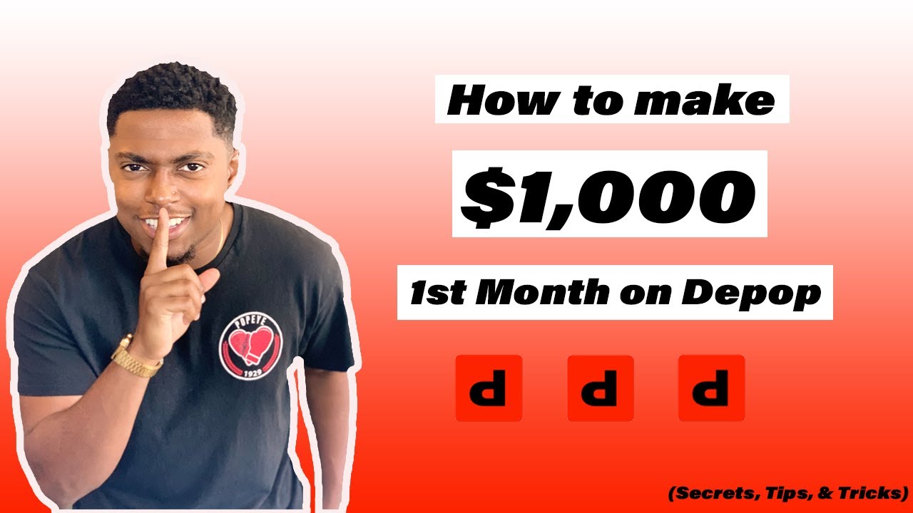 How to make money on Depop| $1000 your first month! (Secrets + Tips ...
