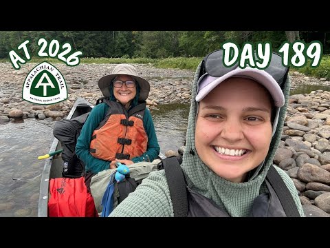 Crossing the Kennebec River! Appalachian Trail Thruhike 2026 day 189