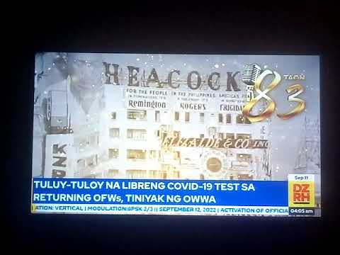DZRH News Television Sign on (September 2022) - YouTube
