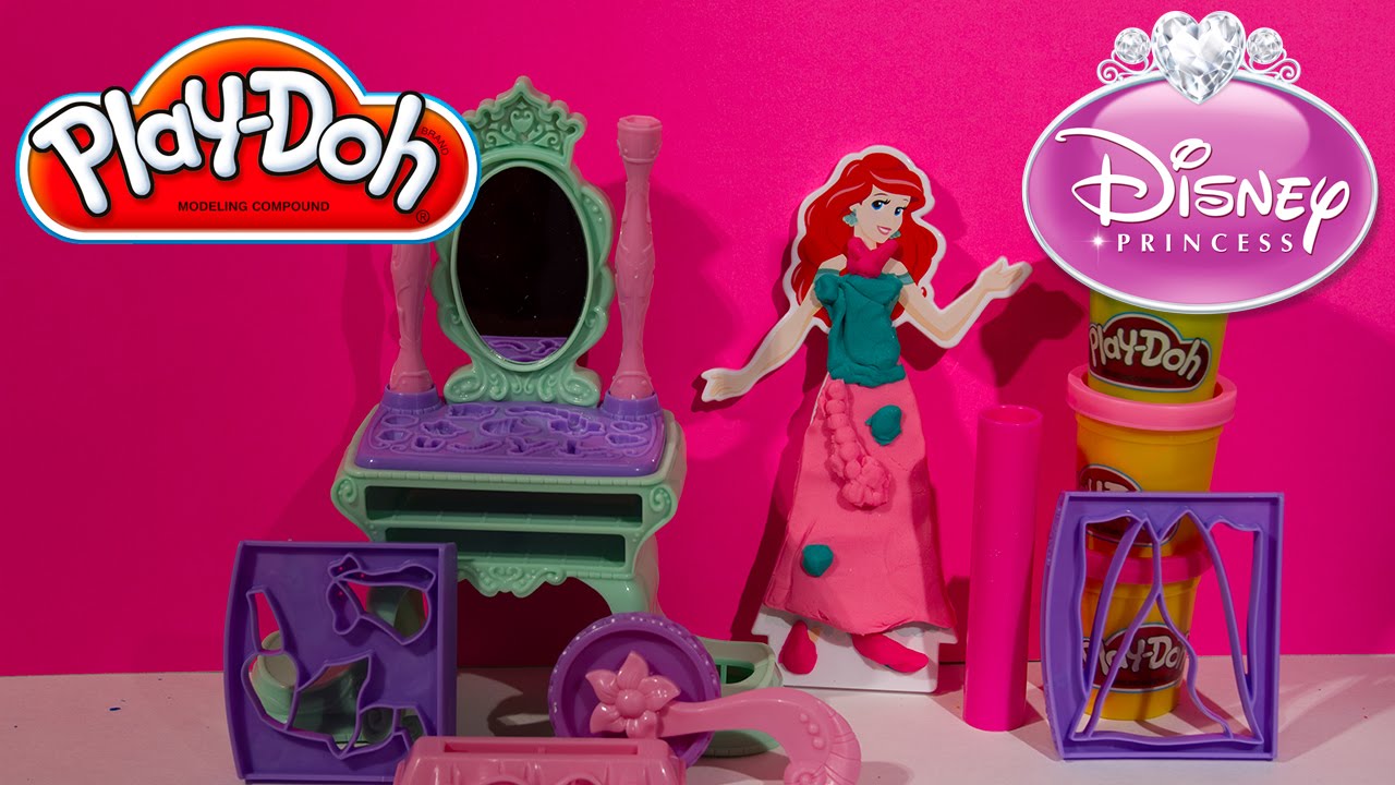 Little Mermaid: Ariel Disney Princess Vanity, Play-Doh - YouTube