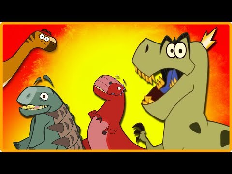 GIANT FUNNY DINOSAURS CARTOONS | Lets Learn Dinosaur Facts and Names by I'm A Dinosaur