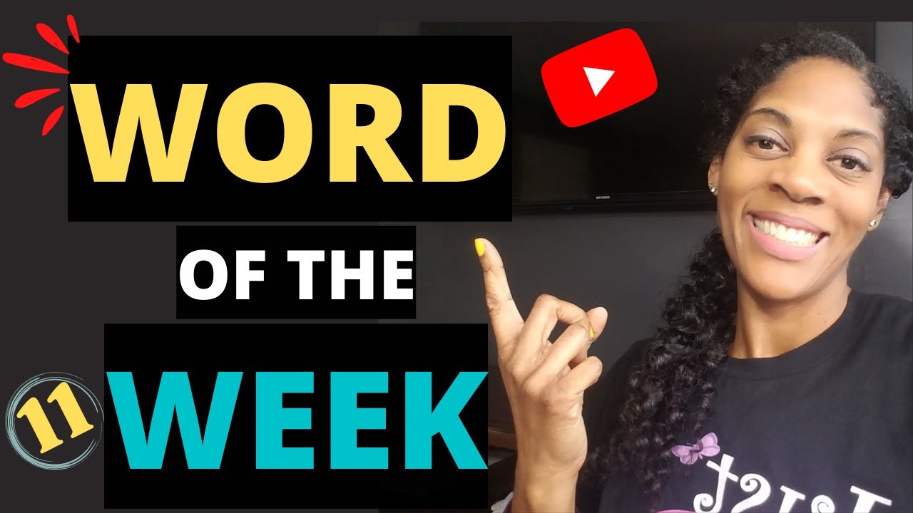 NEW Vocabulary Words x Word of the Week 11 - YouTube