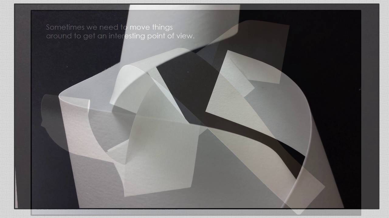 Elements of Art II Cycle 1 Paper Sculpture Drawing - YouTube