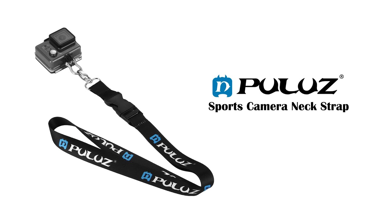 60cm Detachable Long Neck Strap Lanyard Sling for Action Cameras - YouTube