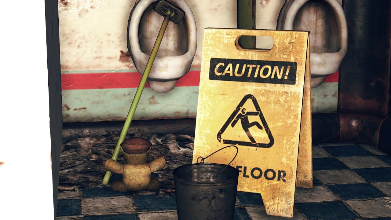 Janitor Bear (Watoga Municipal Center) - Fallout 76 Scene - YouTube
