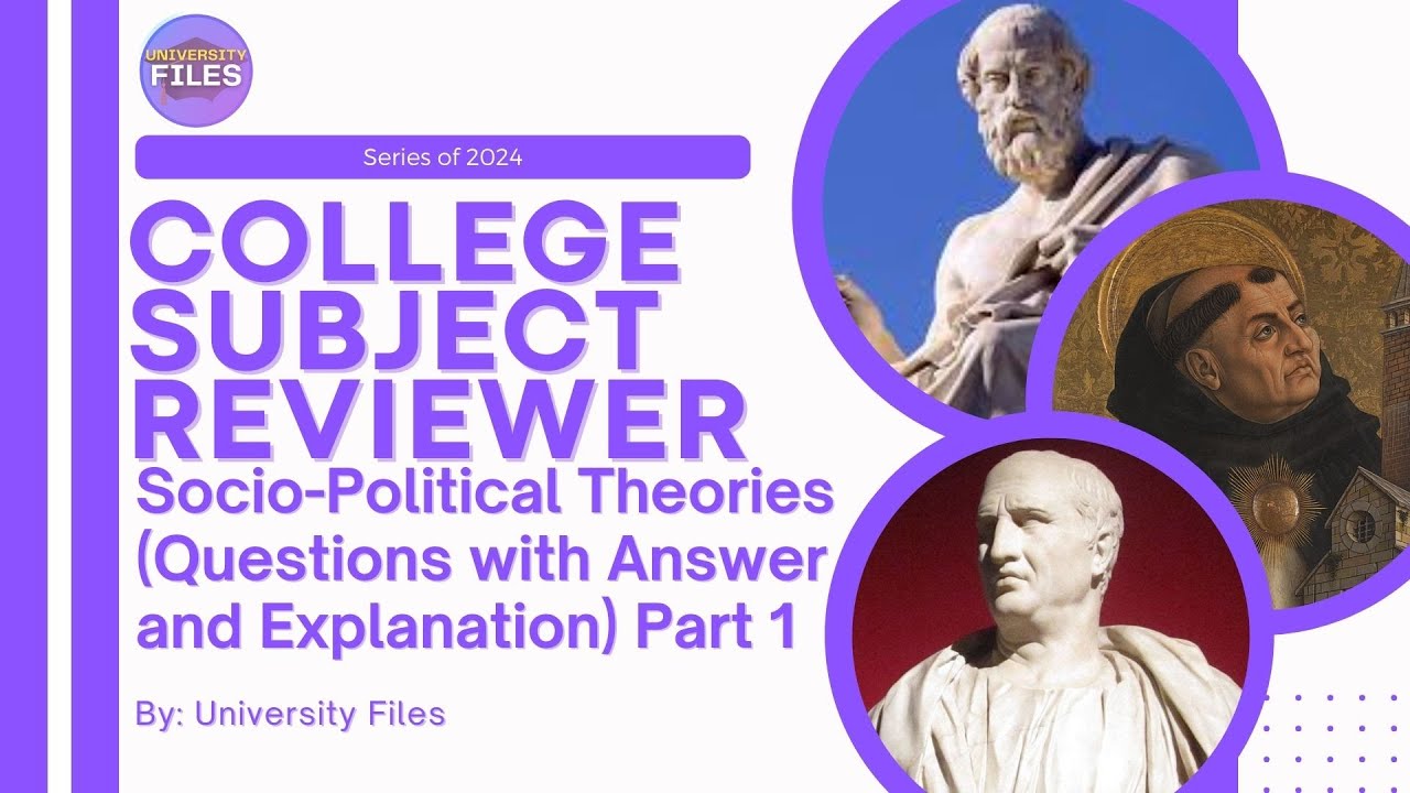 College Subject Reviewer | Socio-Political Theories | for Political ...