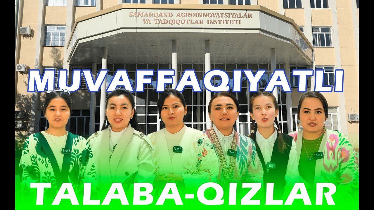 Muvaffaqiyatli talaba-qizlar - YouTube