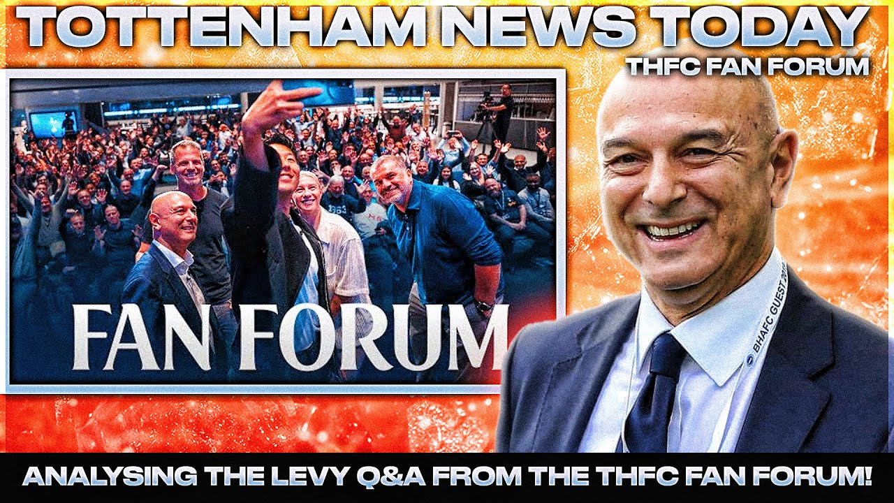 Tottenham Fan Forum: REVIEW of The Q&A Aimed At Daniel Levy! #tottenham ...