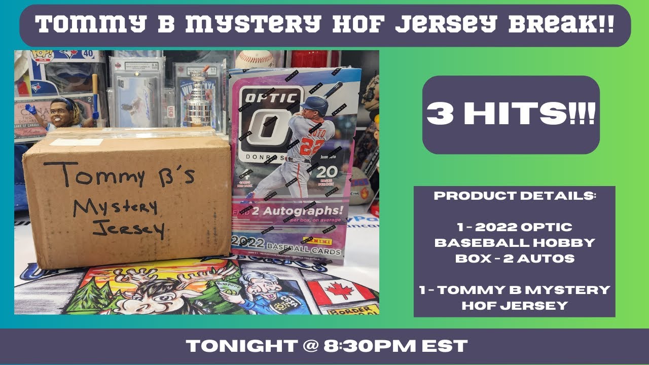 Tommy B Mystery Jersey Break Plus 2023 Stars and Stripes - YouTube