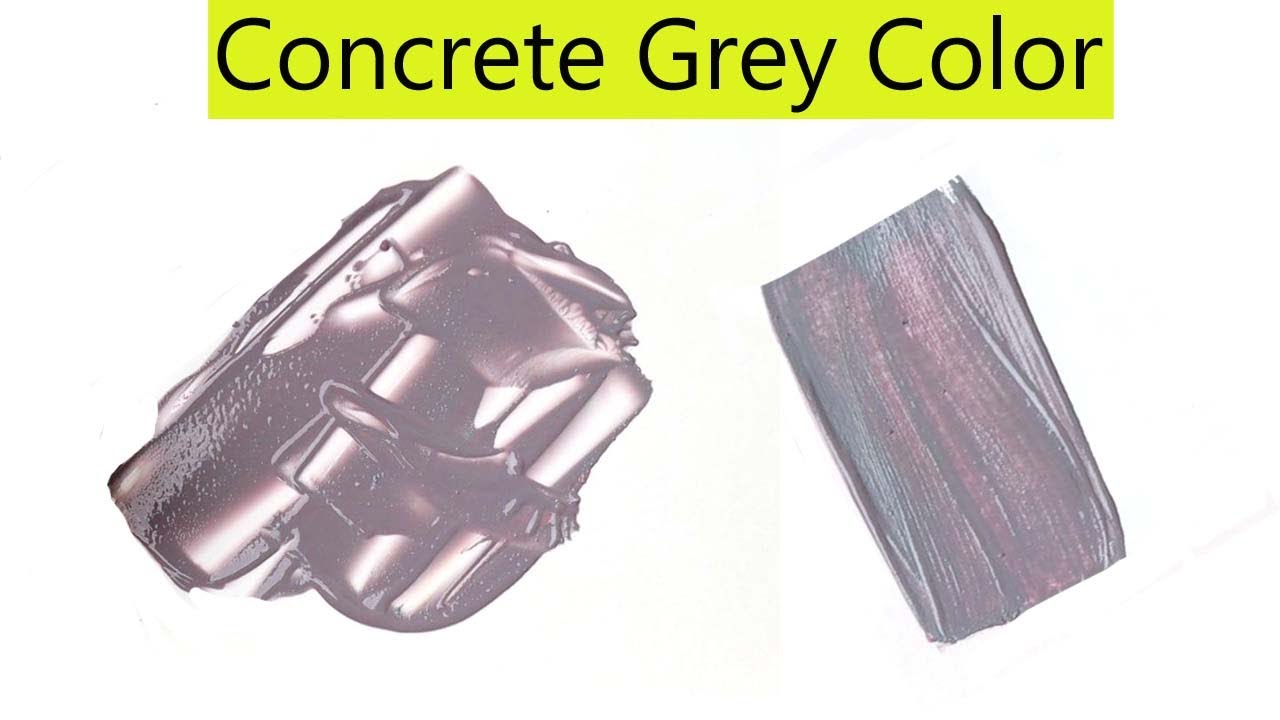 Concrete Grey Color - What Color Make Concrete Grey - Color Mixing ...