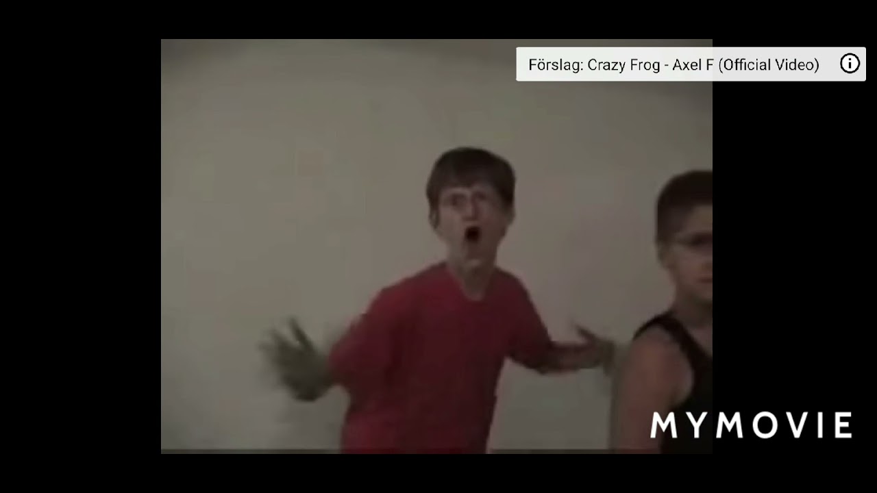 Two weird kids dancing to crazy frog - YouTube
