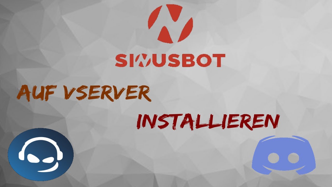 Teamspeak und Discord Bot (Sinusbot) auf vServer installieren | Tutorial - YouTube