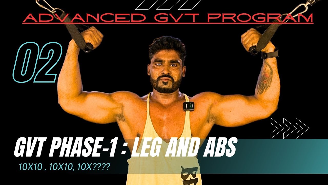 GERMAN 🇩🇪 VOLUME TRAINING Day -2 LEGS and ABS, PHASE -1 #gvt # ...