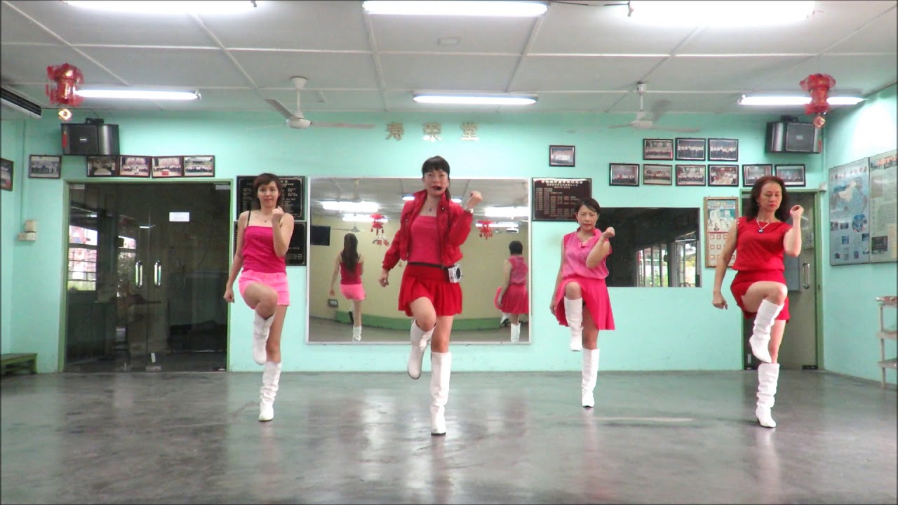 Funky Town line dance (Tutorial) 7/10/18 - YouTube