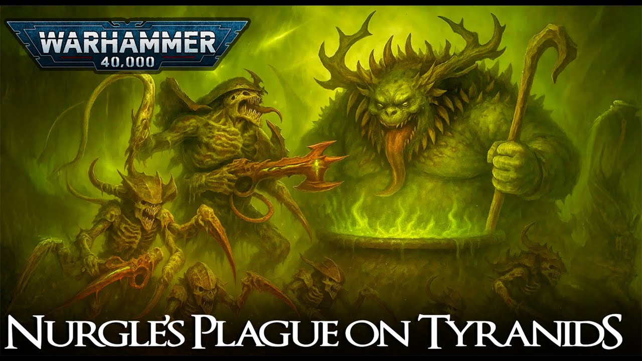 Warhammer 40K Lore: Nurgle’s Plague on the Tyranids – When Flesh ...