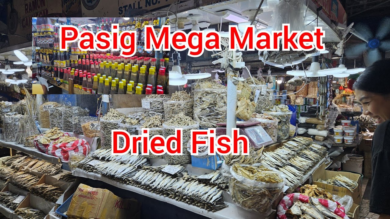 Pasig Mega Market Dried fish - YouTube