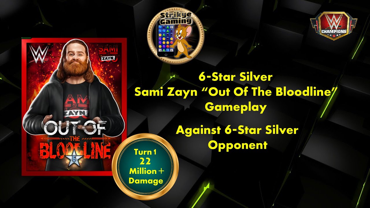 6ss Sami Zayn "Out Of The Bloodline" Gameplay Against 6ss Opponent ...