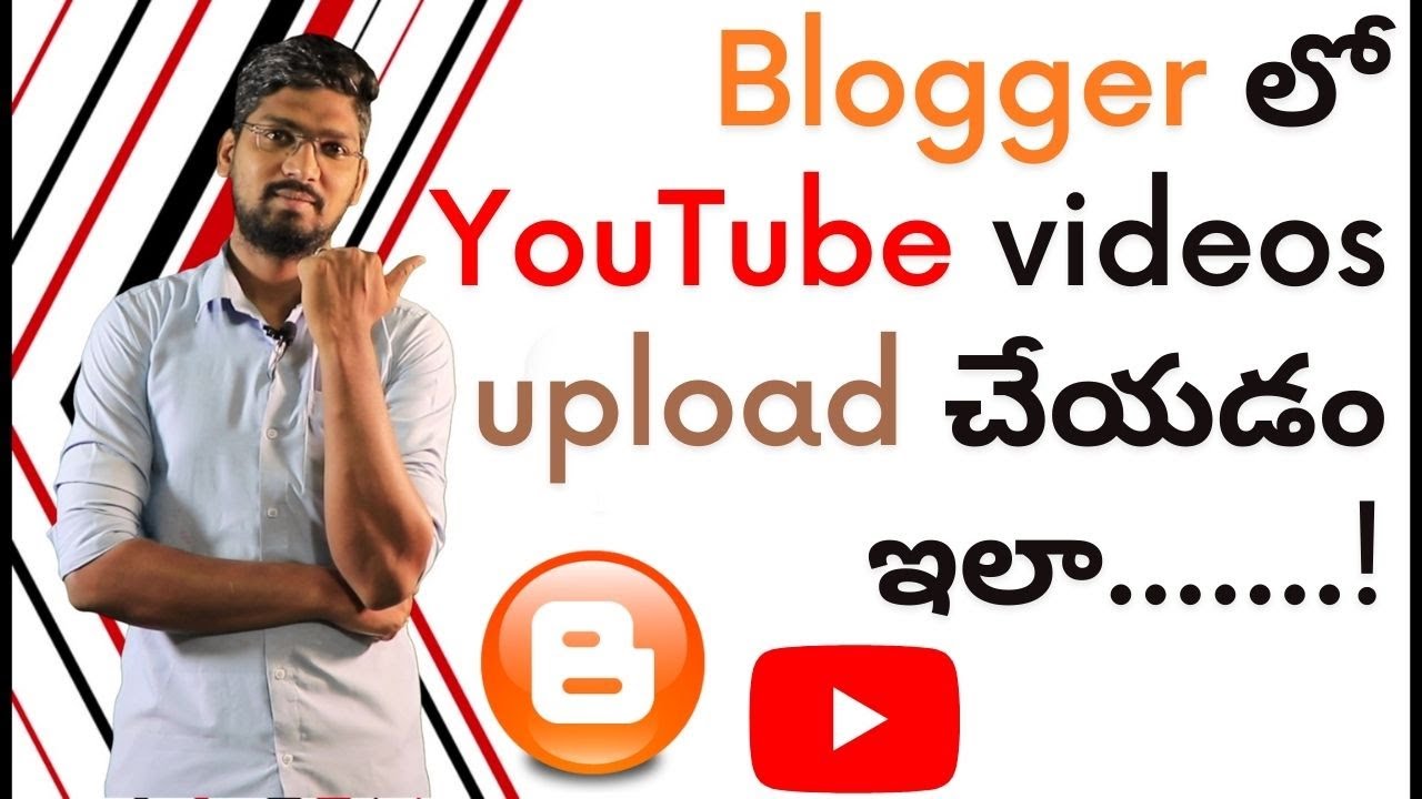 How to Embed YouTube video in Blogger Blog Post | Prawin Tech - YouTube