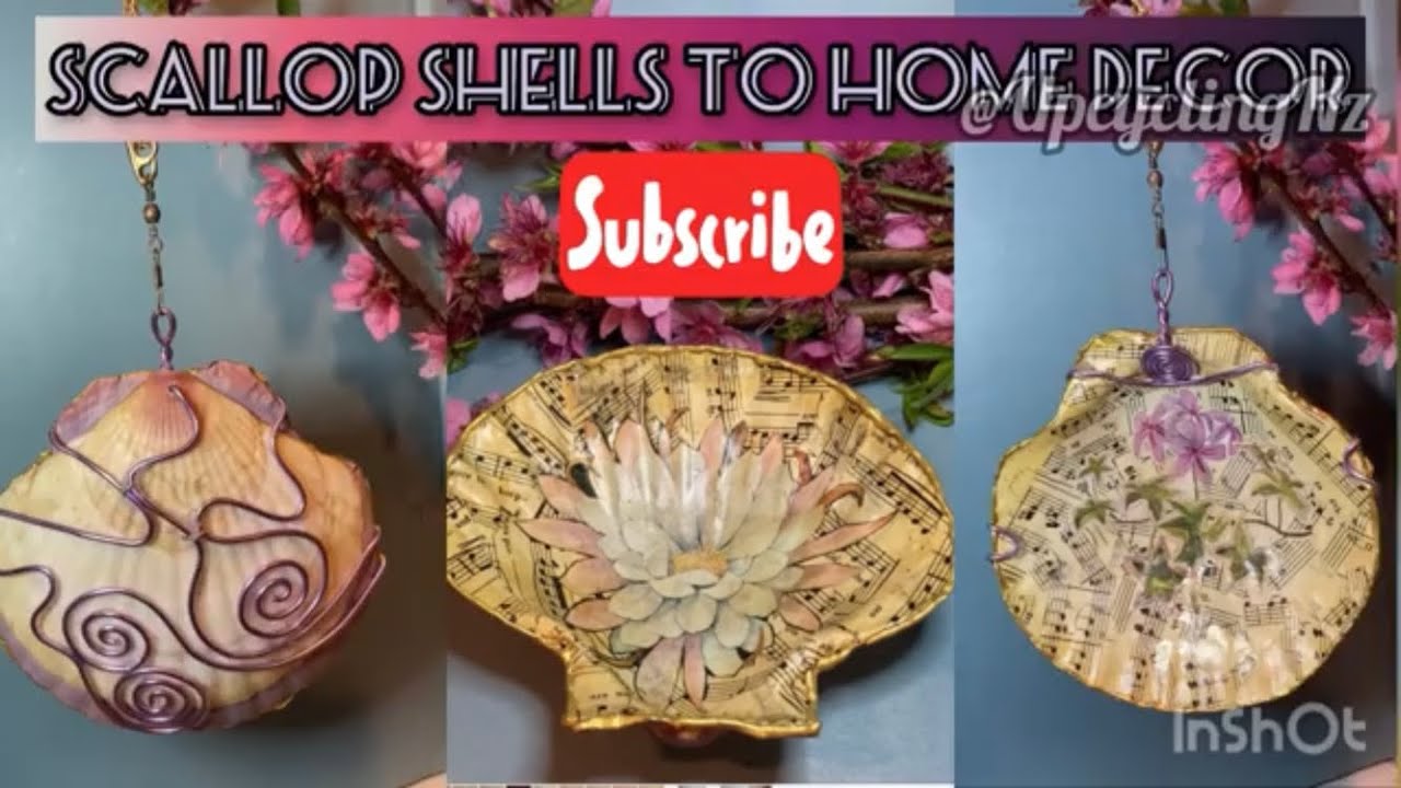 Shells to gorgeous home decor! - YouTube