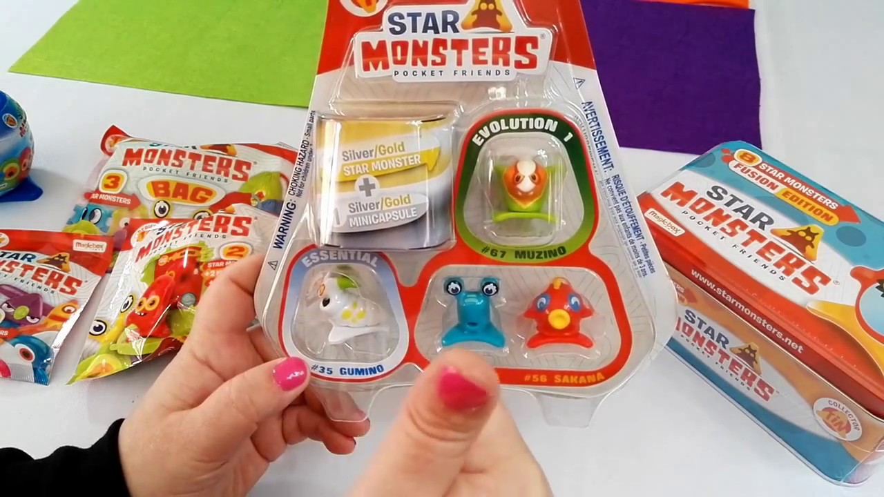 Star Monsters serie 1 2016. Unos pequeños monstruos super adorables ...