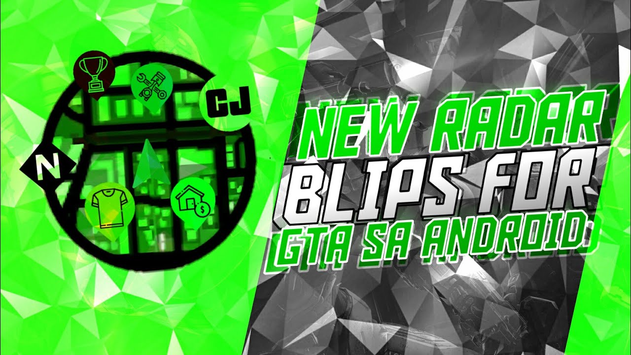New custom radar blips replaces standard blips | GTA SA mobile ...
