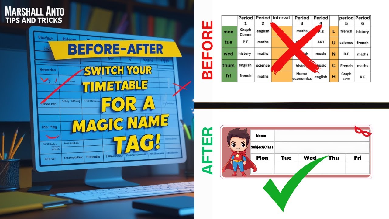 "Magic Name Tag: The Smart Way to Manage the Old-Time Table - YouTube