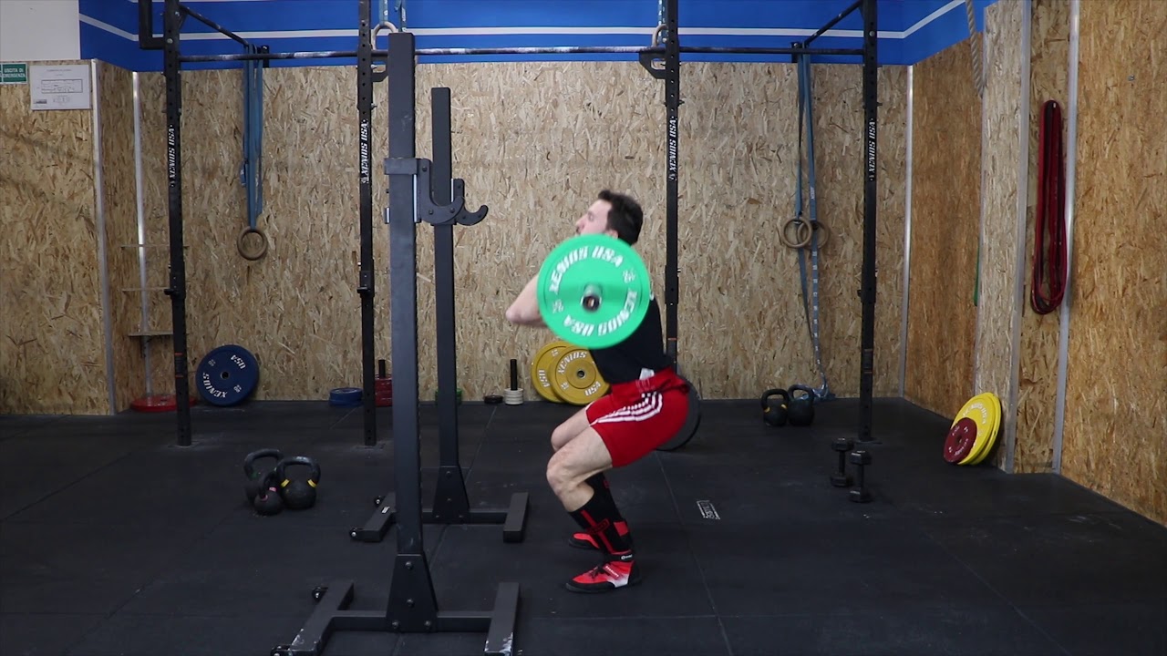 Squat frontale - Front Squat - YouTube