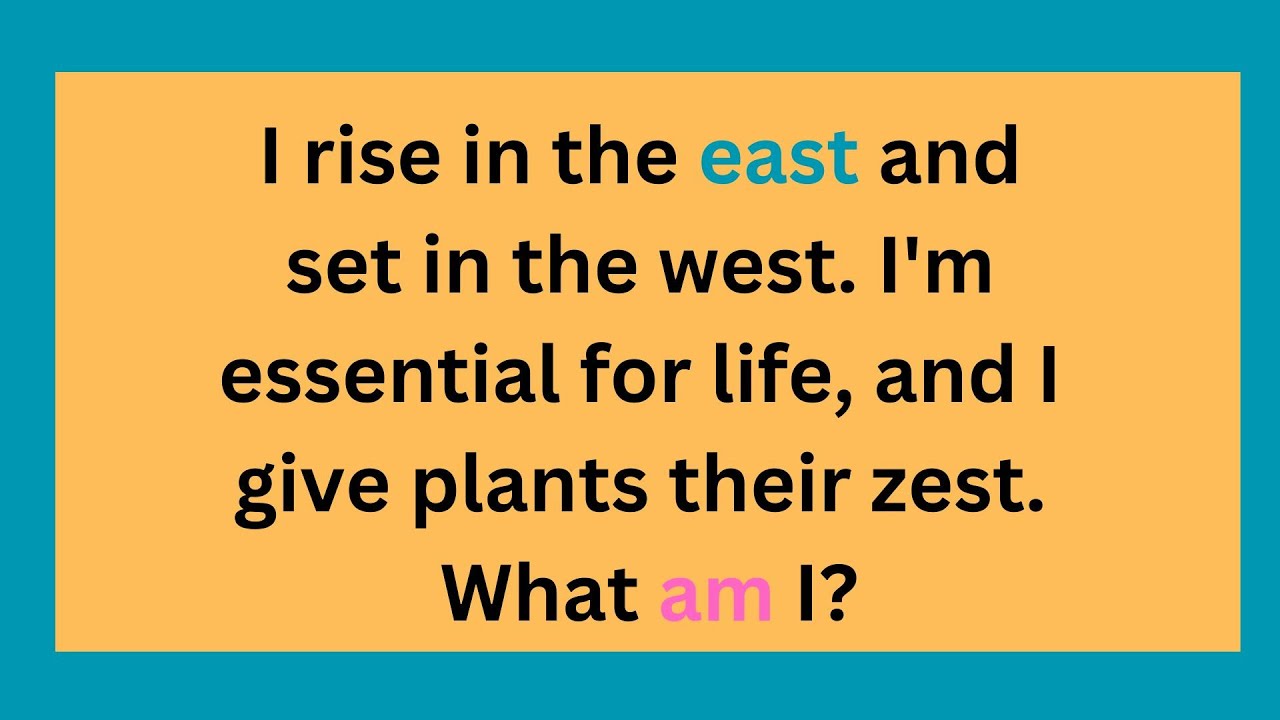 15 Hard Riddles |Nobody can solve these | PART 1 - YouTube