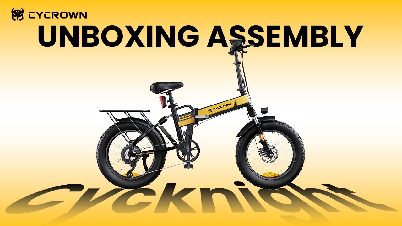 CYCROWN CycKnight Unboxing and Assembly | E-Bike Unboxing - YouTube