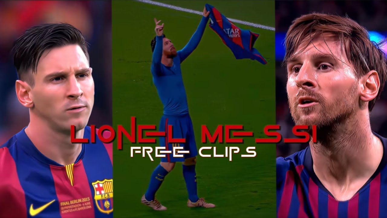 Lionel Messi Scenepack - Best 4k Clips + High Quality For Editing 🔥🍀 ...