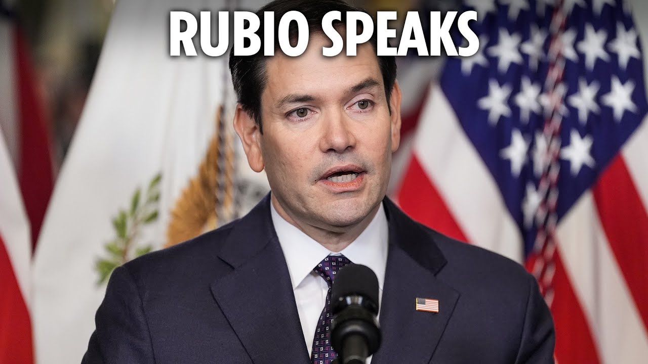 LIVE First Marco Rubio speech as he becomes Trump's Secretary of State ...