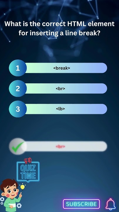 What is the Correct HTML line Break Tag? #html #css #technology - YouTube