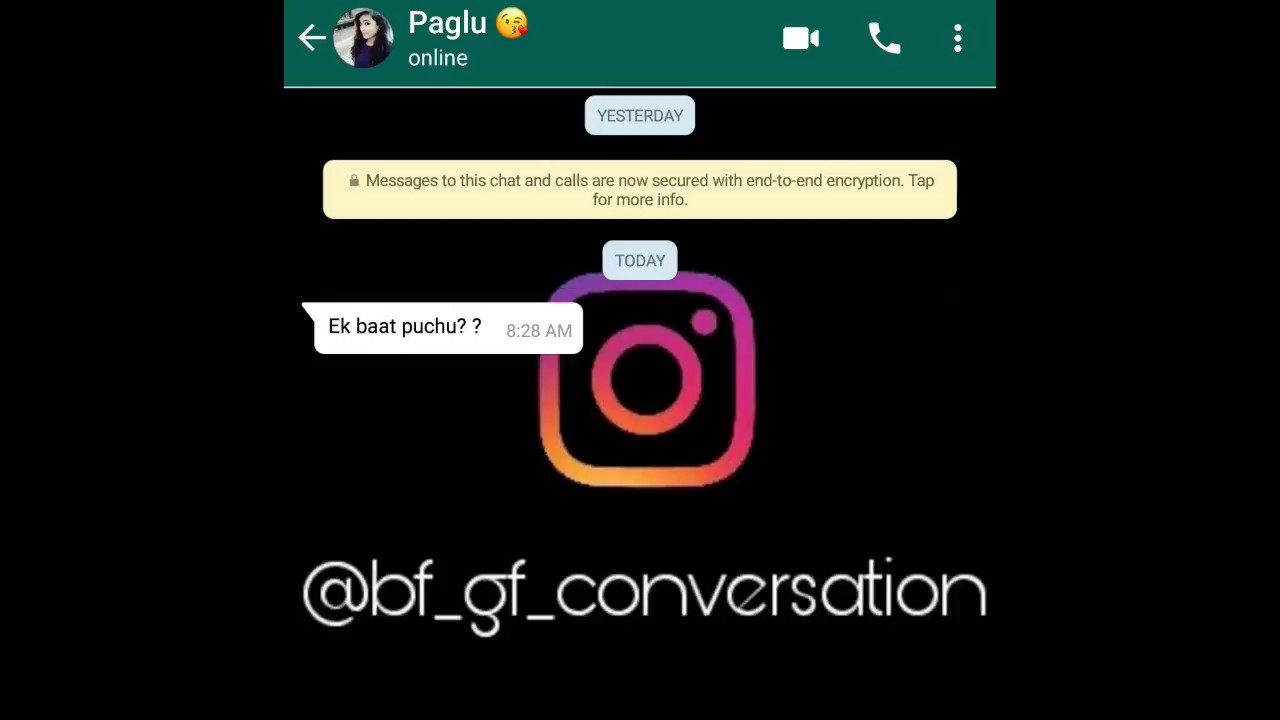 2 Romantic Story - Bf Gf Conversation - YouTube