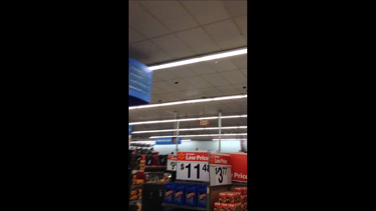 exit signs in Wal-Mart - YouTube