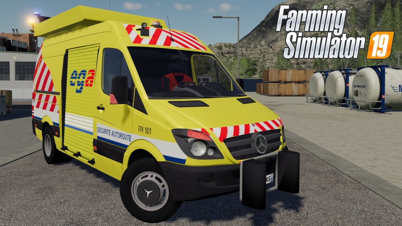 Mercedes Sprinter EGA Work Car - Farming Simulator 2019 [FS19 LS19 Car ...