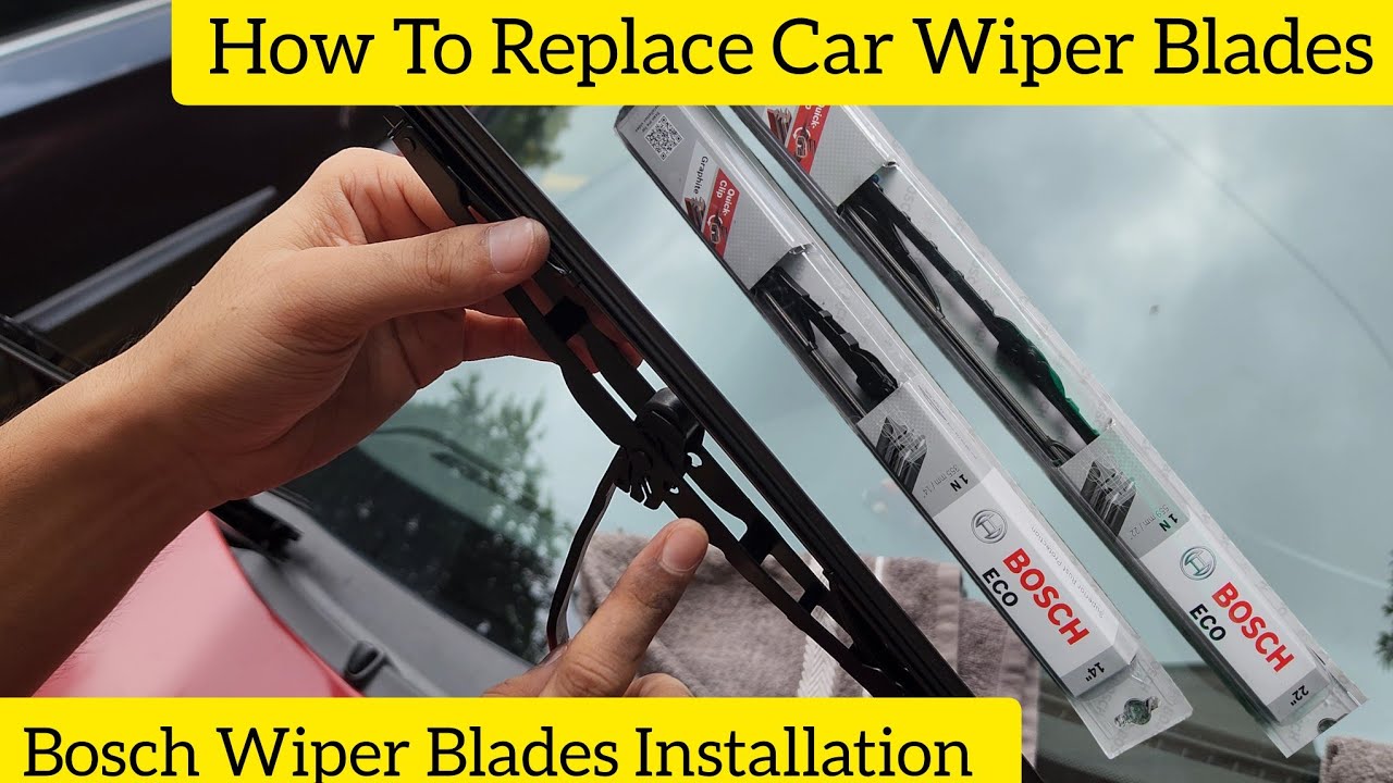 Bosch ECO Wiper Blade Installation | How to Replace Wiper Blades ...