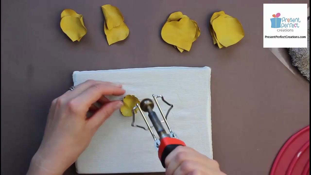 Leather English Rose Tutorial - YouTube