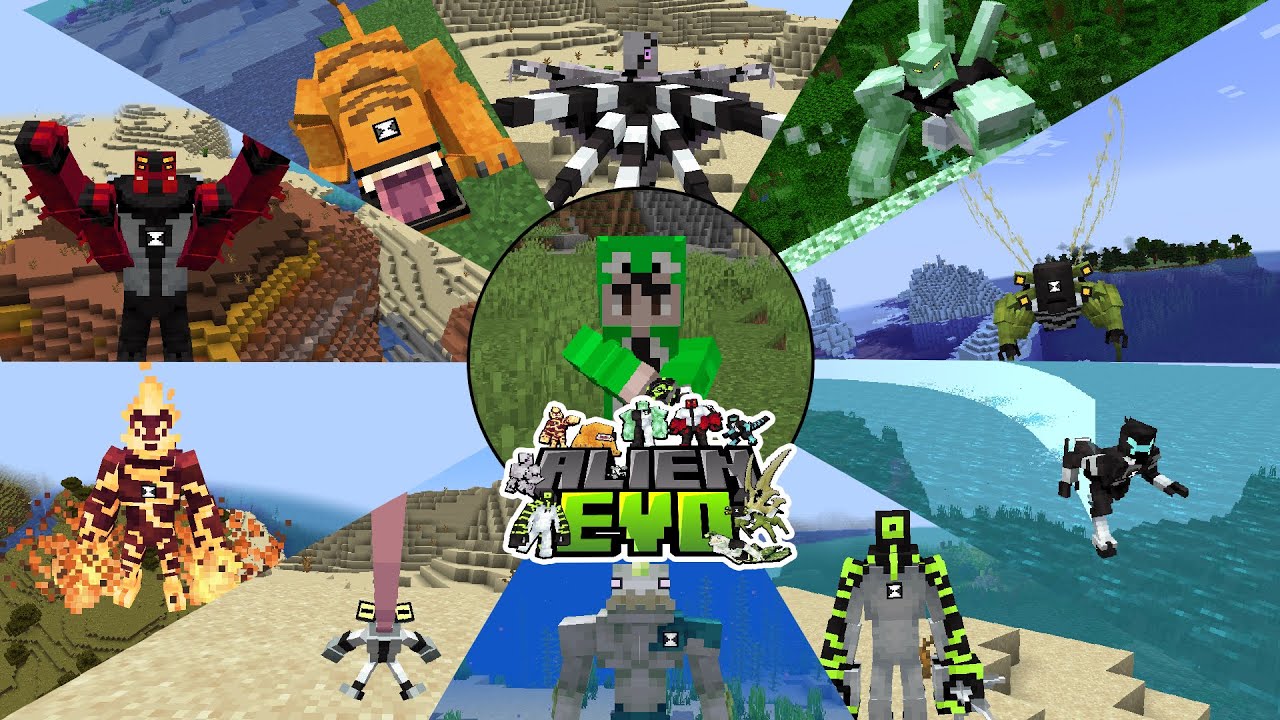 Controla todo el poder del Omnitrix de Ben 10 | Minecraft mod 1.20.1 ...