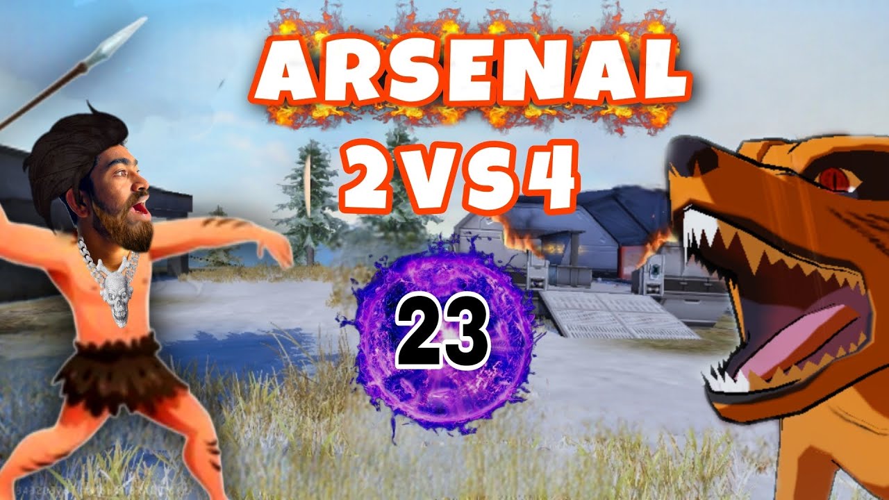 VICKY GAMER VS NINE TAIL NARUTO FOX WITH BROKEN ARSENAL LOOT 23 KILLS 🤯 ...