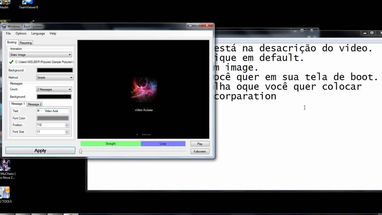 Como mudar a tela de boot do windows 7 - YouTube